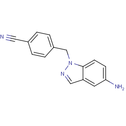 939756-08-8|Benzonitrile, 4-[(5-amino-1h-indazol-1-yl)methyl]-| SAGECHEM